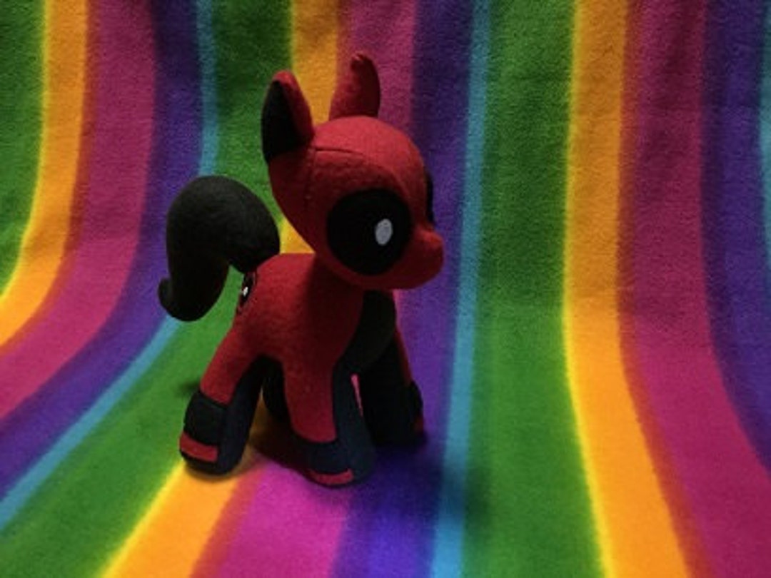 Deadpool Pony Horse Myth-fit Little Plushie Plush - Etsy