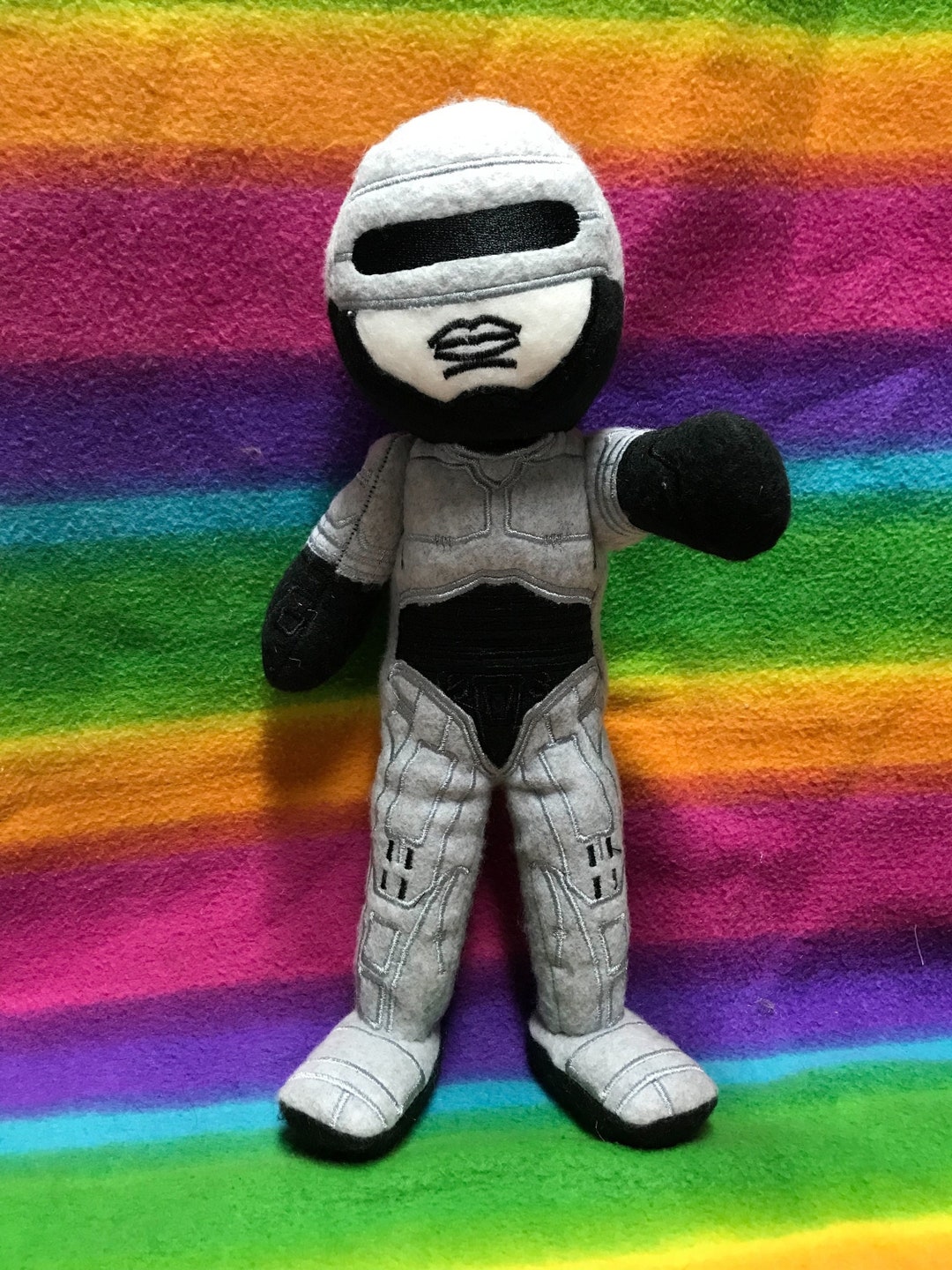 Robot Police Officer Robo Cop 80s Plush Plushies Stuffed Animal Doll ...