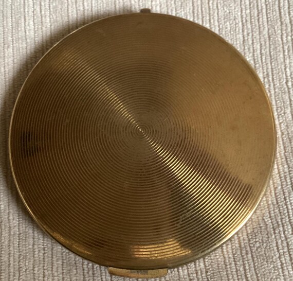 1950's Stratton Powder Compact rare design of toasts … - Gem