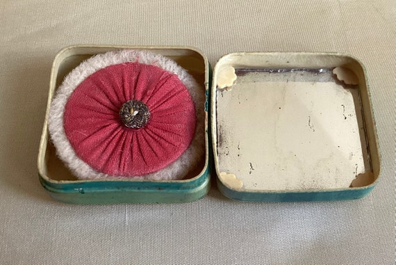 1920's Small French celluloid powder compact, powder … - Gem
