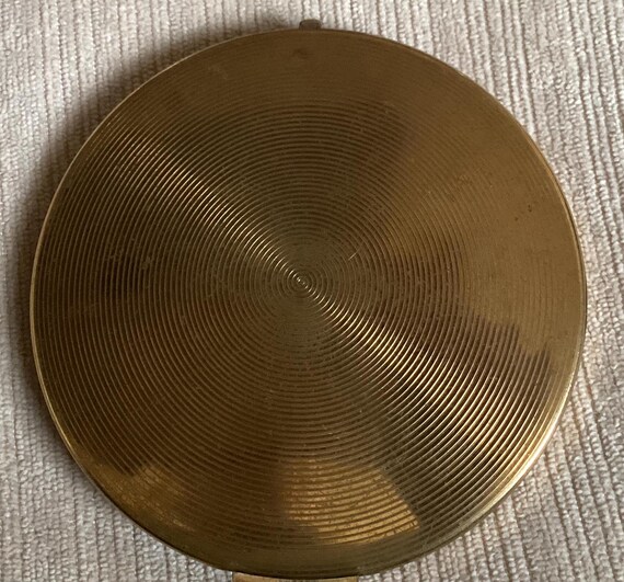 1950's Stratton Powder Compact rare design of toasts … - Gem