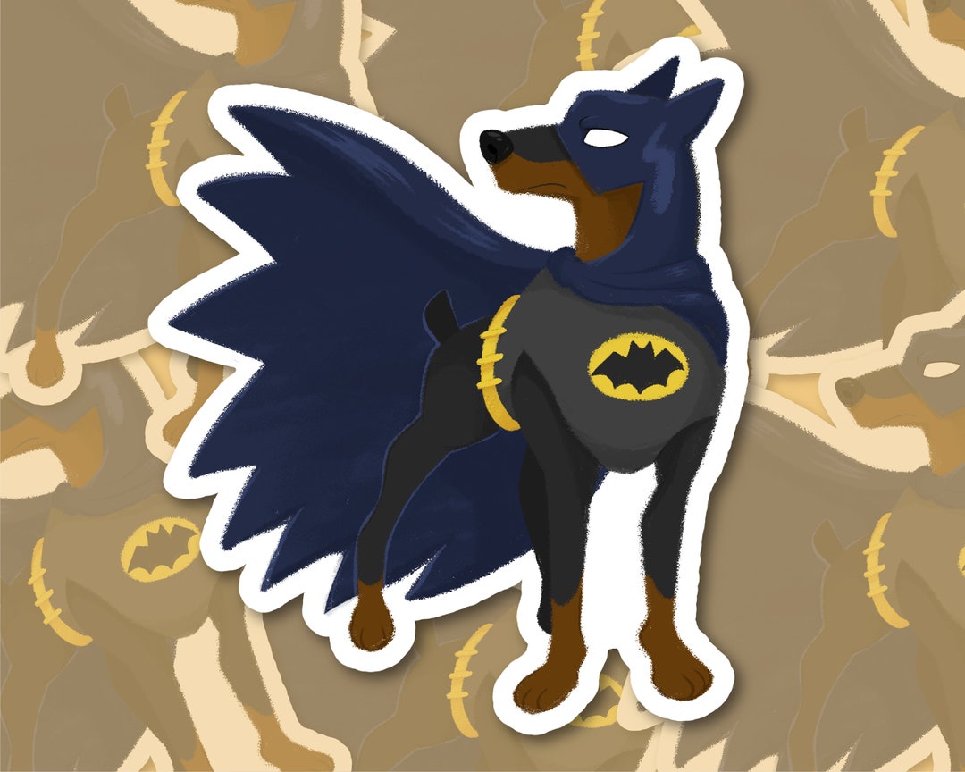 Bat Dog Sticker - Etsy