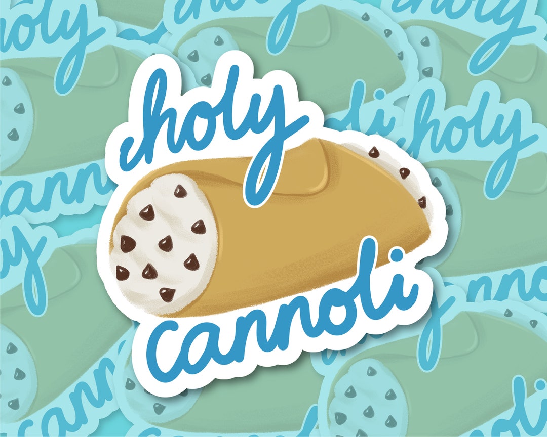 Holy Cannoli Sticker - Etsy