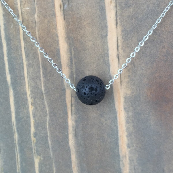 Lava Rock Diffuser Necklace - Etsy