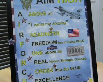 Acrostic art poem | Etsy