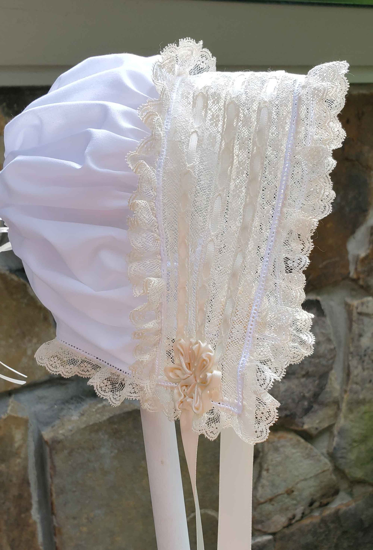 Lace Heirloom Baby Bonnet Easter Bonnet Girl French Lace - Etsy