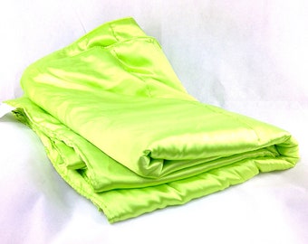 Lime Green Satin - Etsy