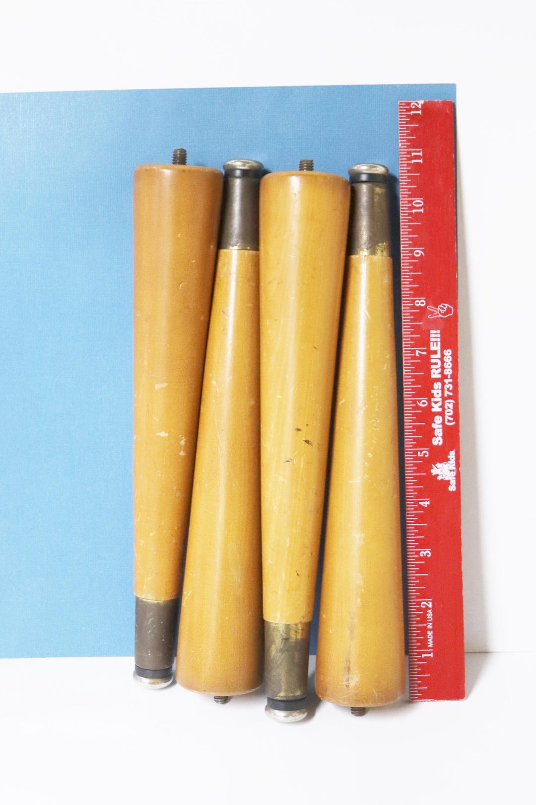 Vintage Table Legs Danish Modern Set of 4 Legs, Used Conditions - Etsy