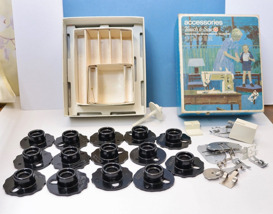 Singer Model 648 Accessories, Touch and Sew Attachments, Feet , Walking ...