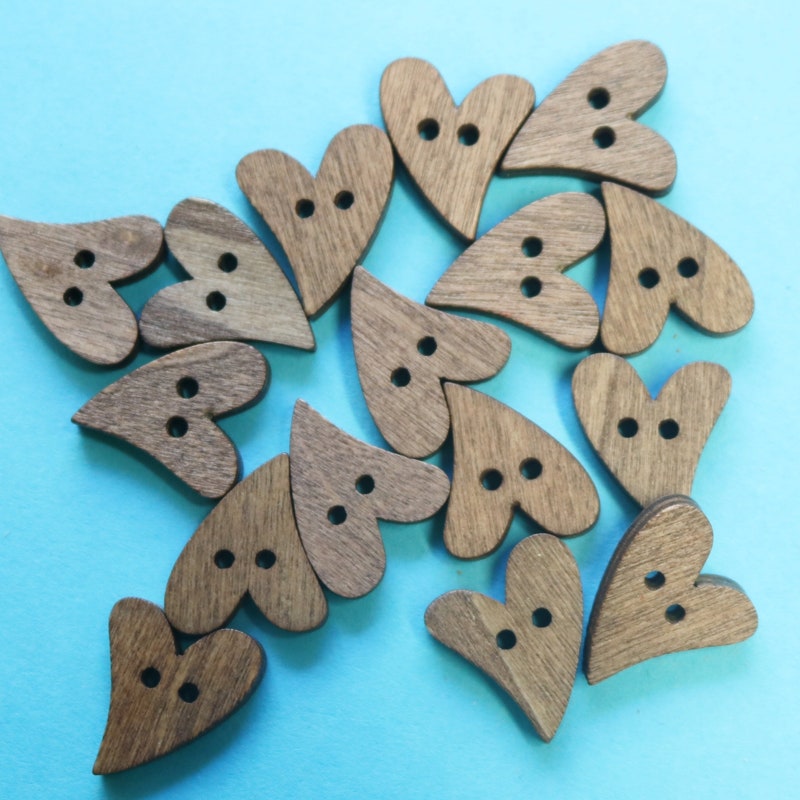 Heart Shape Buttons - Etsy