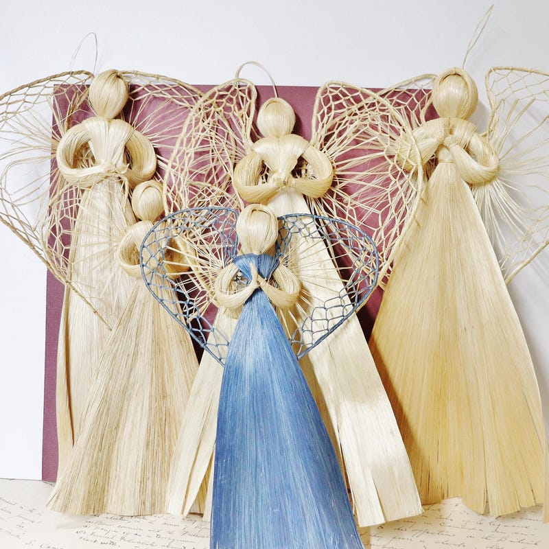 Raffia Angels - Etsy