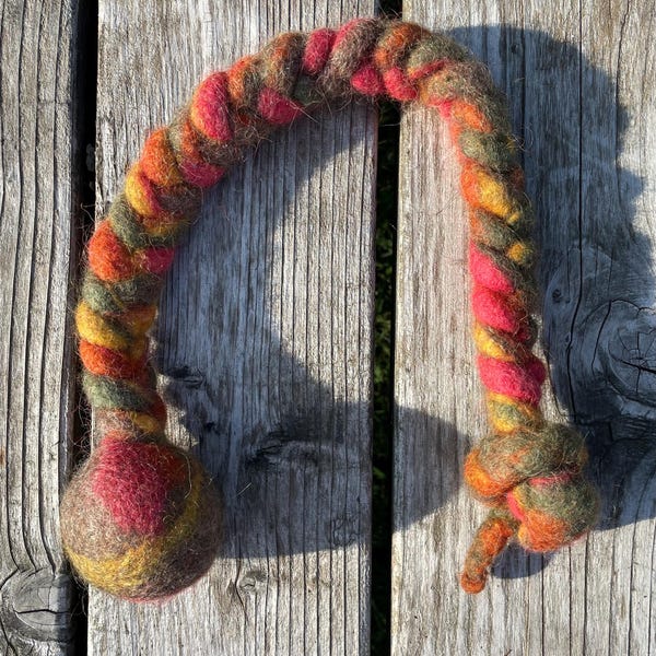 Felted Wool Dog Toy - Etsy