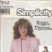 Simplicity 7852 Pattern for Easy to Sew Misses' Loose Fitting, Unlined ...