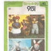 Simplicity 9131 Pattern for Set of Stuffed Animals, Clothes, 2 Size ...