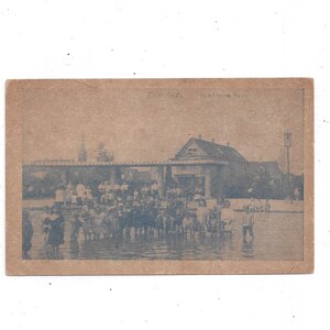 Early 1900s Sherman Park Postcard The Pool Postcard Chicago