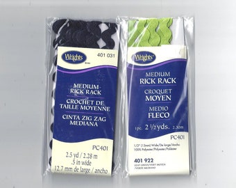 1/2 Rick Rack 5 Colors - Etsy