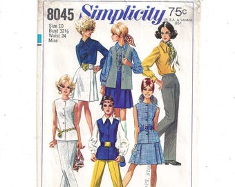 Simplicity 7644 Pattern for Doll Wardrobe for Small 13-14 In. Doll ...