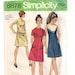 Simplicity 8878 Pattern for Misses' Dress With Front Yoke Details, From ...