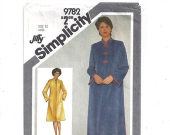 Simplicity 9219 E.S.P., Extra Sure Pattern for Misses' Robe, Size 12 ...