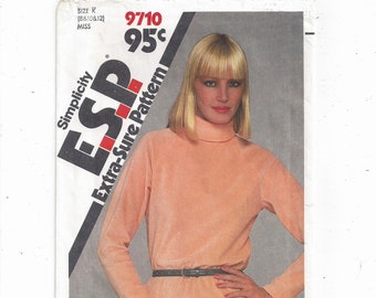 Simplicity 9219 E.S.P., Extra Sure Pattern for Misses' Robe, Size 12 ...