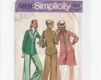 Simplicity 5513 Pattern for Misses' Mini Dress & Bag, Size 12, From ...