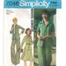 Simplicity 8614 Pattern for Young Junior Teen Dress, Jumper, Blouse, Size 9/10, From 1969 ...