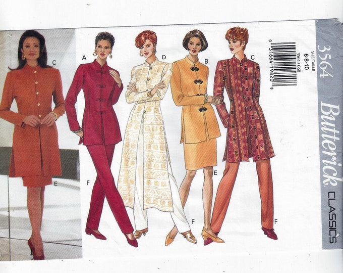 Butterick 3564 Classics Pattern for Misses' Tunic in 3 Lengths, Skirt ...
