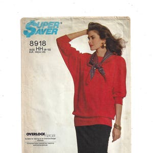 Simplicity 8918 Super Saver Pattern for Misses' Knit Skirt & Loose Fit ...
