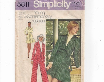Simplicity 5513 Pattern for Misses' Mini Dress & Bag, Size 12, From ...