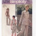 Simplicity 6236 Pattern for Misses' Cardigan, Top, Skirt, Size 10 ...