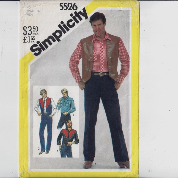 Mens Jeans Pattern - Etsy