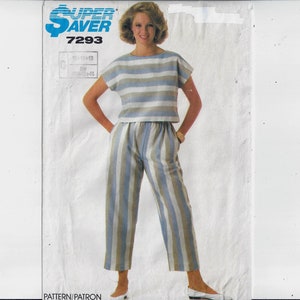 Simplicity Super Saver 7293 Pattern for Misses' Pullover - Etsy