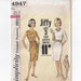 Simplicity 4947 Pattern for Misses' Jiffy Shift Dress - Etsy