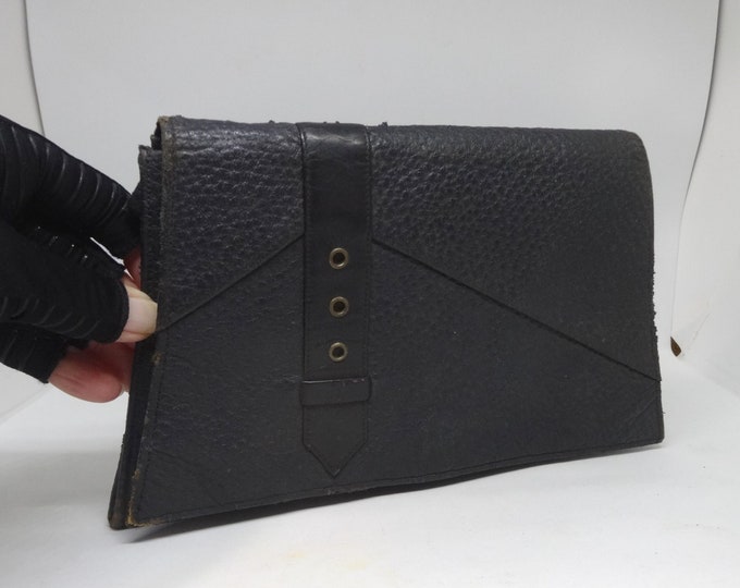 1940s Navy Belt Satchel, 3 Inside Sections Plus Zipper Pocket & Change ...