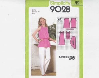 Simplicity 8373 Pattern for Misses' 2 Hour Top, Size Petite to Small, 4 ...