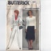 Butterick 4890 Pattern for Misses' Jacket, Skirt, Pants, Sz 12, From ...
