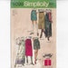 Simplicity 9099 Pattern for Misses' Set of JIFFY Skirts in 3 Lengths ...