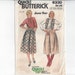 Butterick 6330 Pattern for Misses' Blouse, Skirt, Vest, Size 8, Jane ...