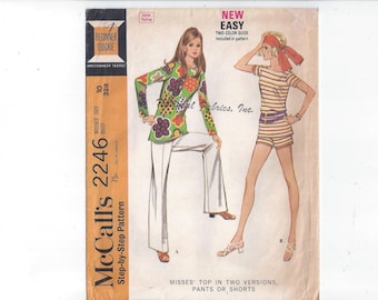 Butterick 6396 See & Sew Vintage Sewing Pattern for Misses' Top, One ...