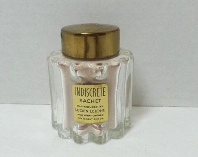 1960s Indiscrete Sachet Powder by Lucien Lelong, 1 Oz. Full Content ...