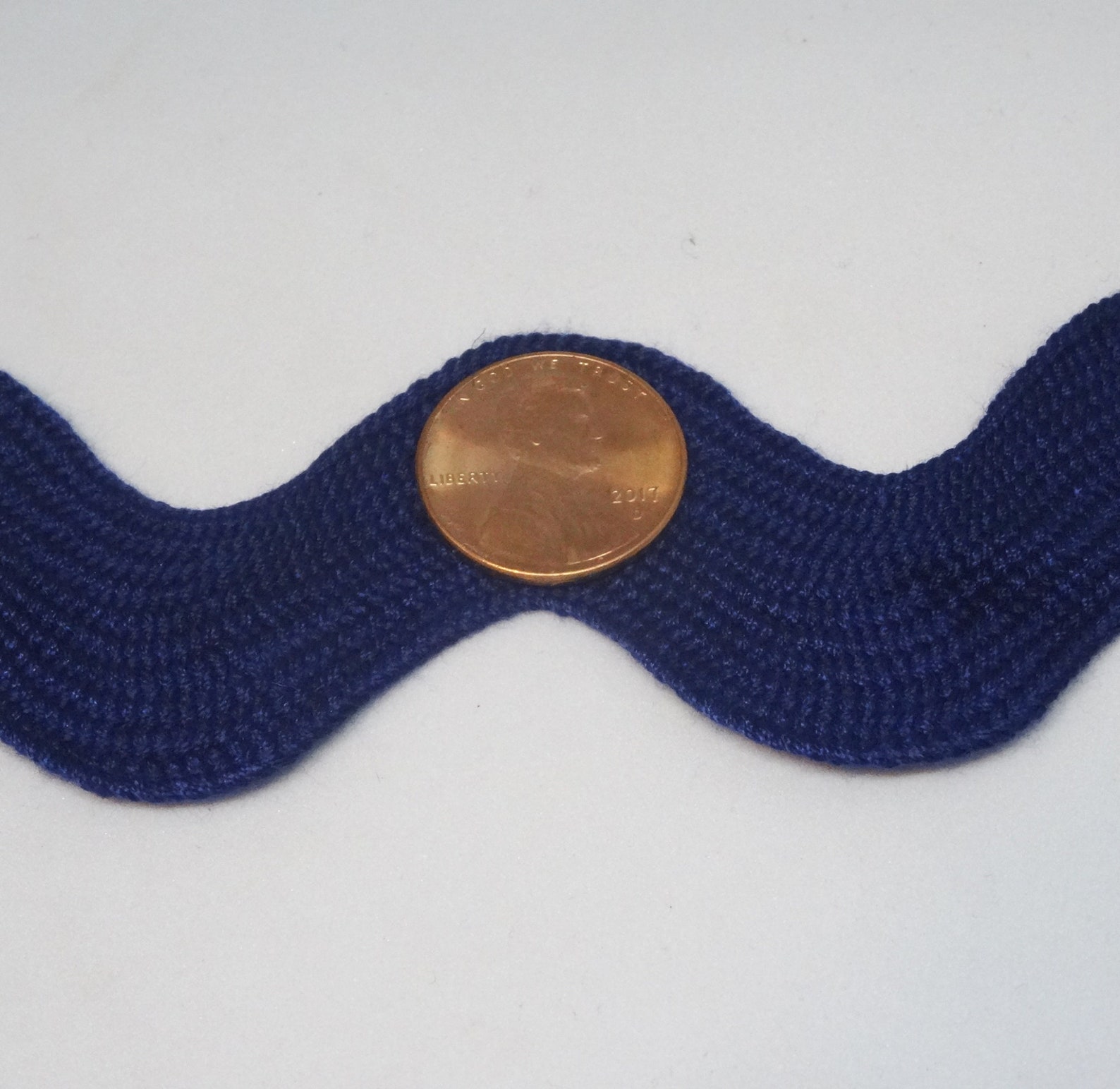 Jumbo NAVY Rick Rack 1.4 Inch Wide Poly Fun Trim BY the | Etsy