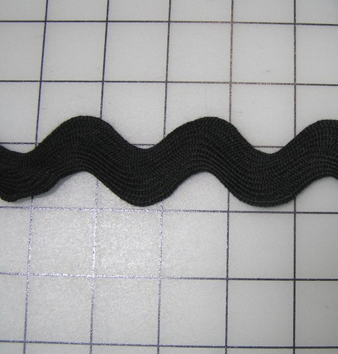 Jumbo Black Rick Rack 1.4 Inch Wide Poly Fun Trim BY the - Etsy