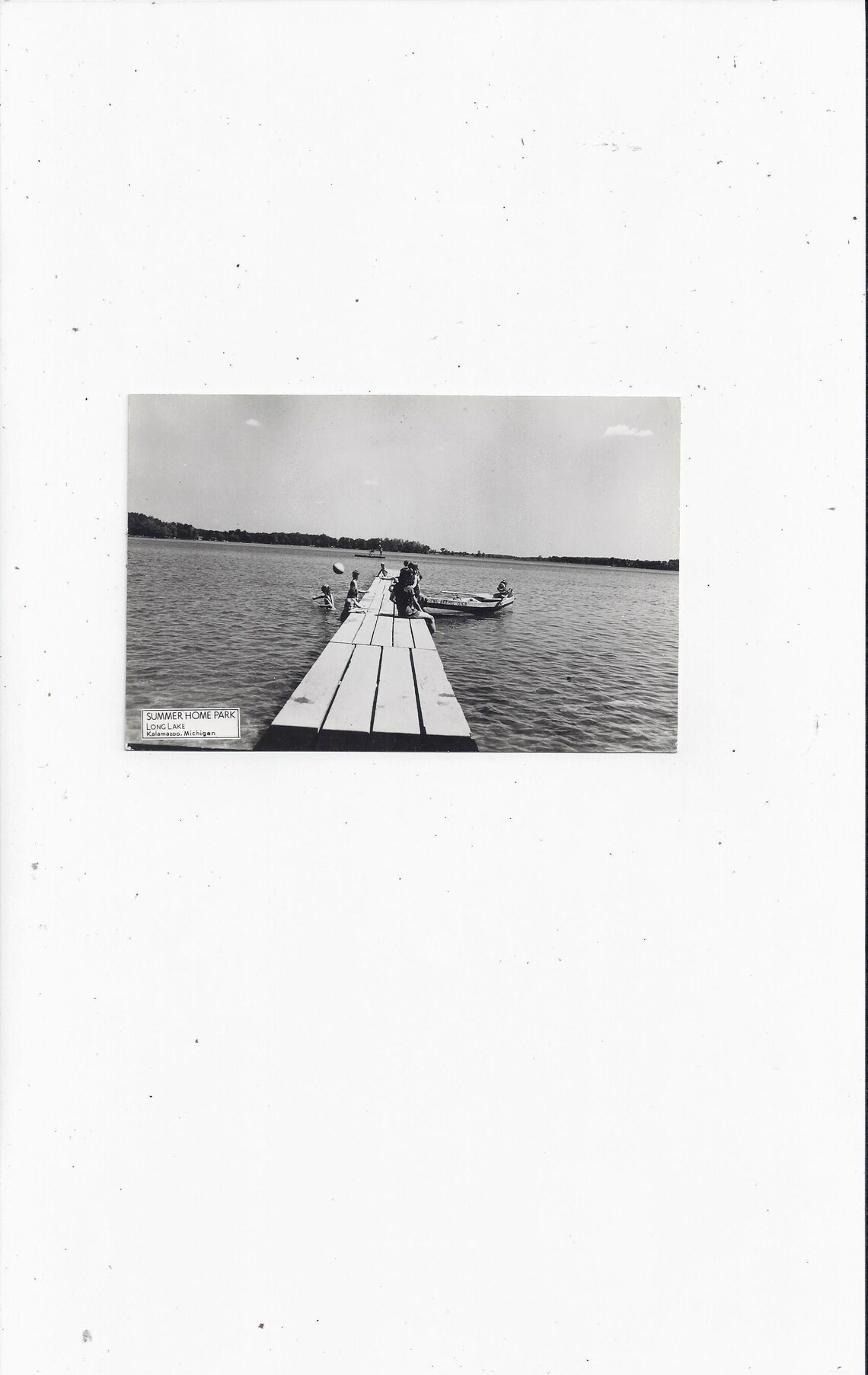 1940s Real Photo Postcard of Summer Home Park Long Lake, Dock Towards ...
