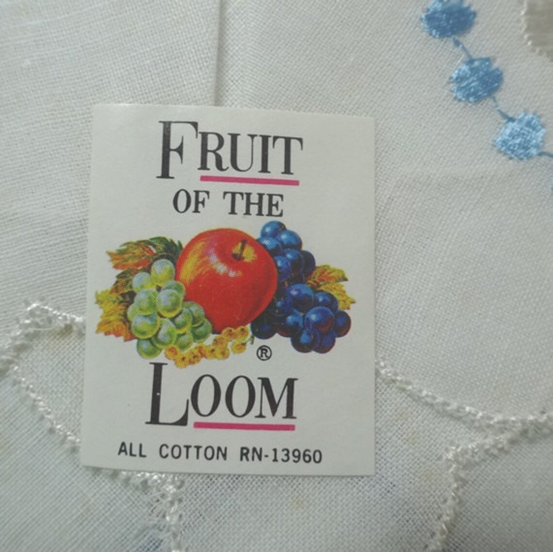 1960s Vintage Unopened Box of 2 Lady's Blue Embroidered - Etsy