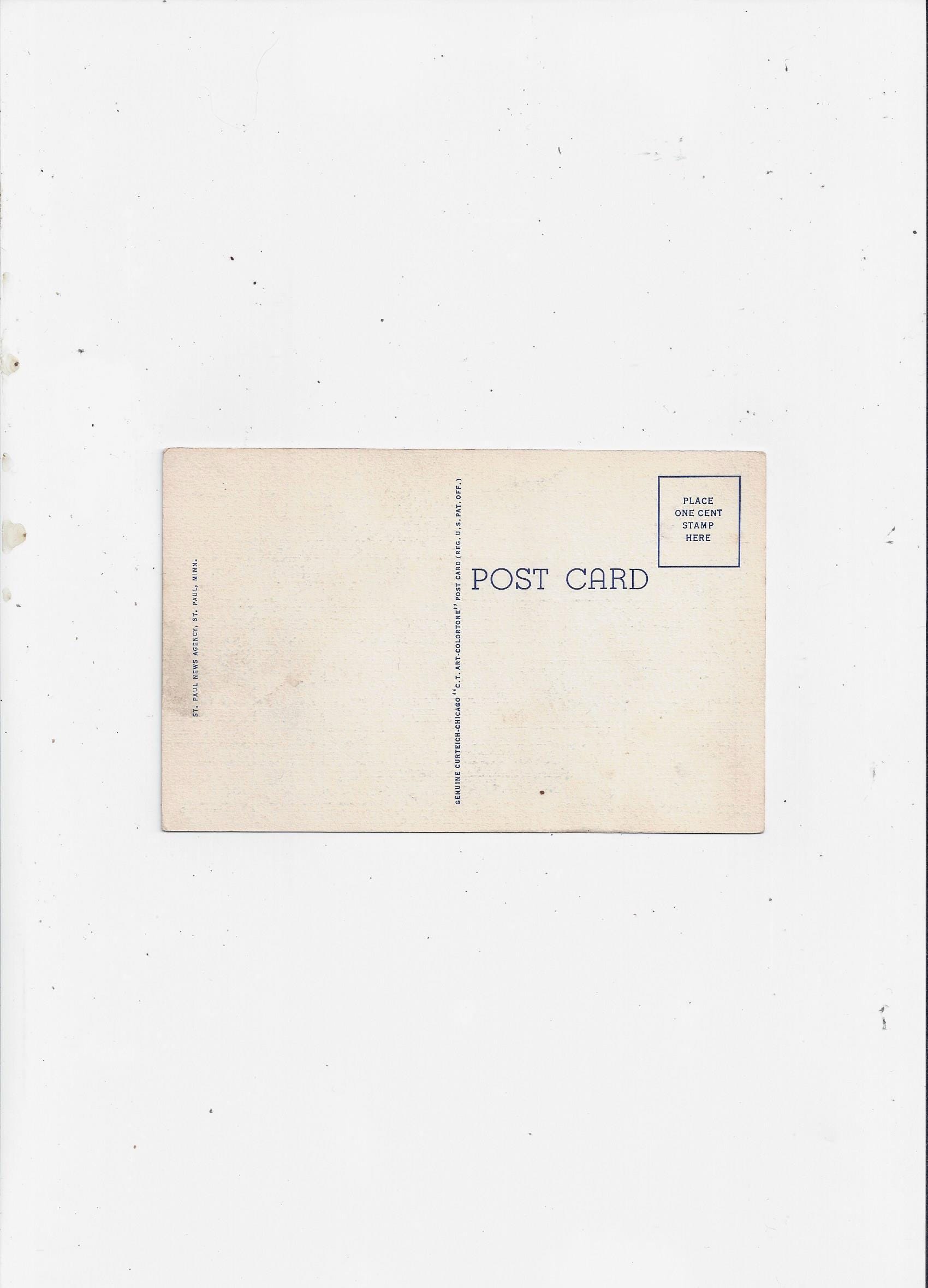 1940s Linen Postcard of St. Paul Minnesota US Post Office and Customs ...