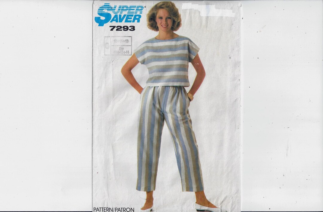 Simplicity Super Saver 7293 Pattern for Misses' Pullover Top, Pull-on ...