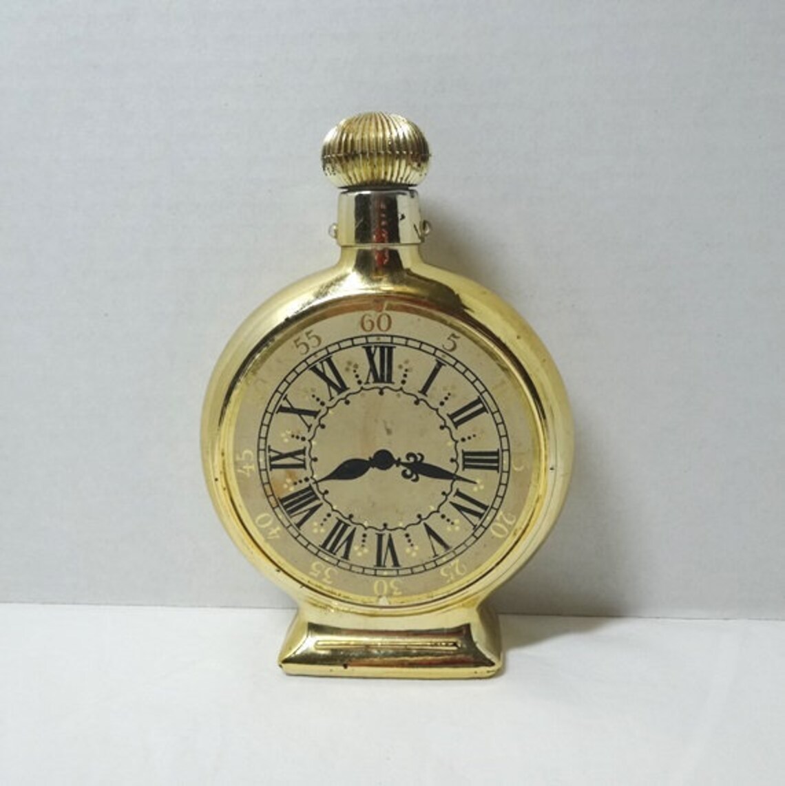1970s AVON Pocket Watch Decanter Gold Paint Bottle Held - Etsy