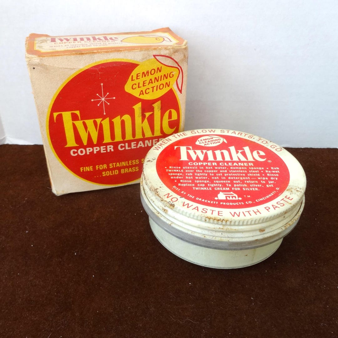 Vintage Twinkle Copper Cleaner Paste With Box From 1969, Drackett ...