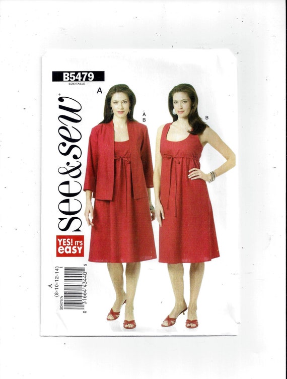 See & Sew 5479 Pattern for Misses' Dress Jacket by | Etsy