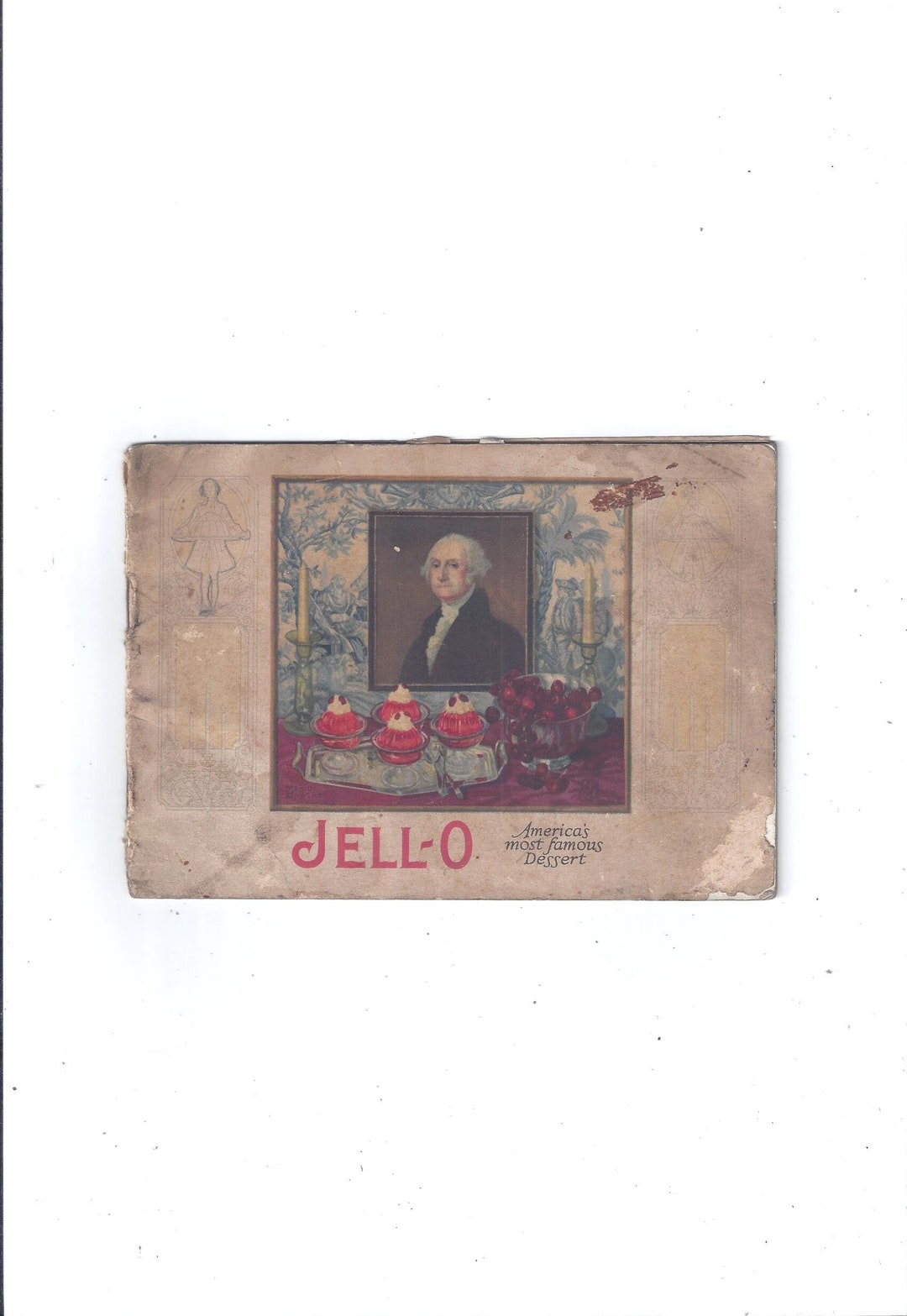 Early 1900s Jell-o Recipe Booklet & Tips, 18 Pages, Beautiful Graphics ...